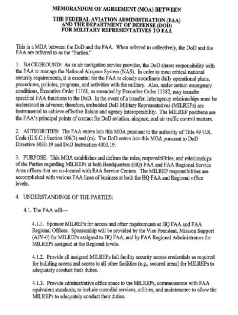 Appendix 4. Documents Pertinent to Mission Support Services